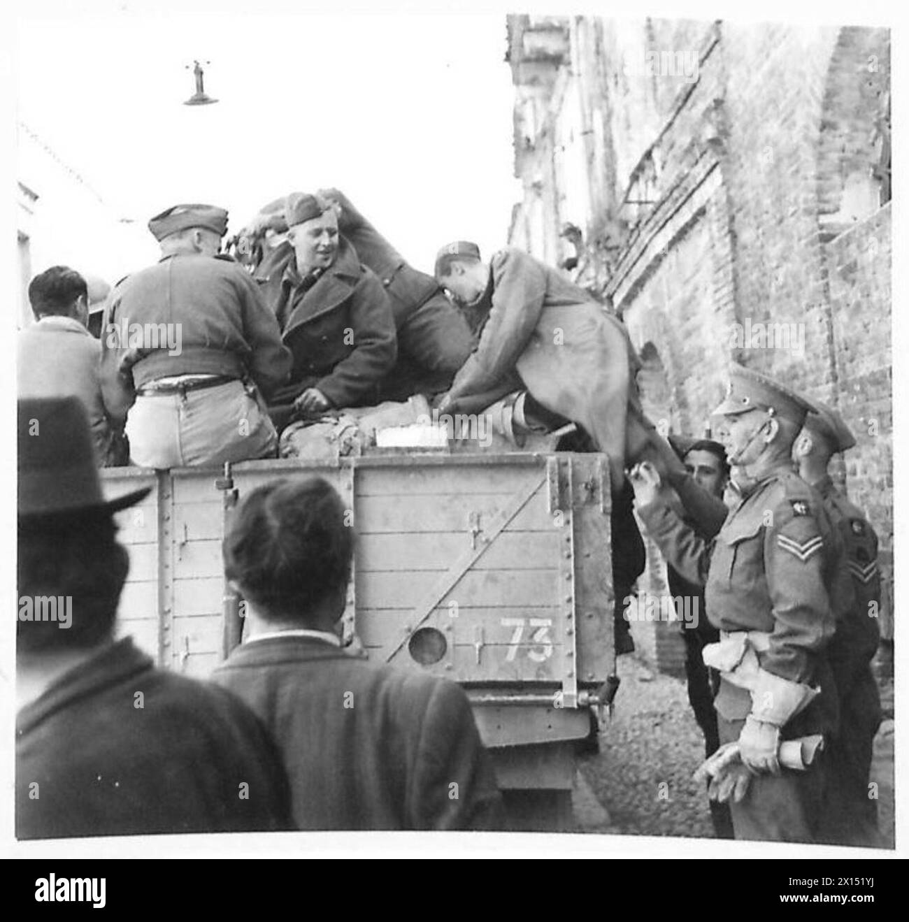 Two captured german officers hi-res stock photography and images - Alamy