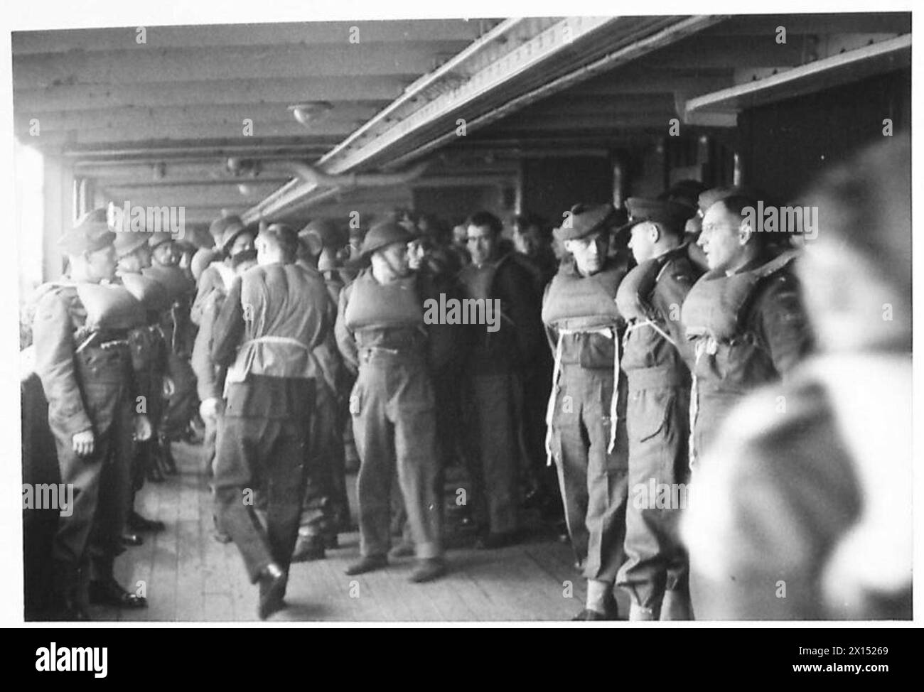 THE SPITZBERGEN RAID - Boat muster practice drill aboard HMTS Empress ...