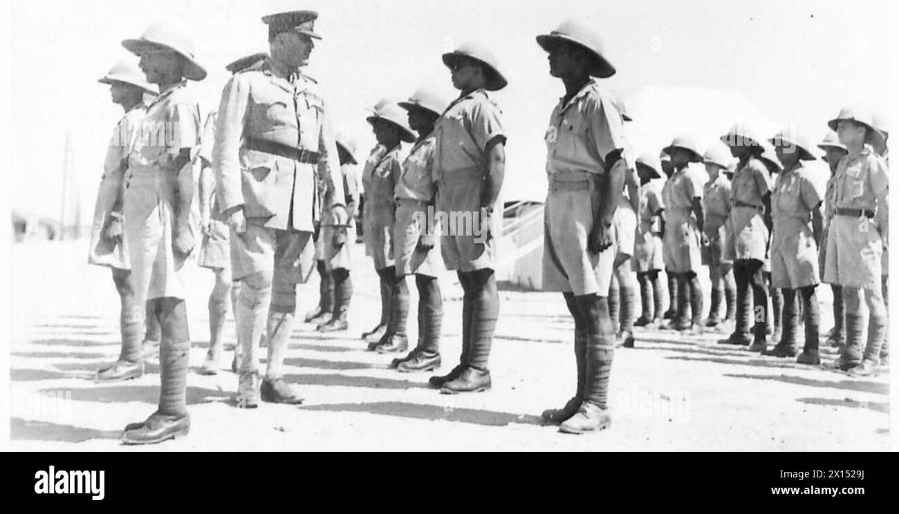 INSPECTION OF THE FIRST MAURITIUS CONTINGENT - Lieut. General Sir Henry ...
