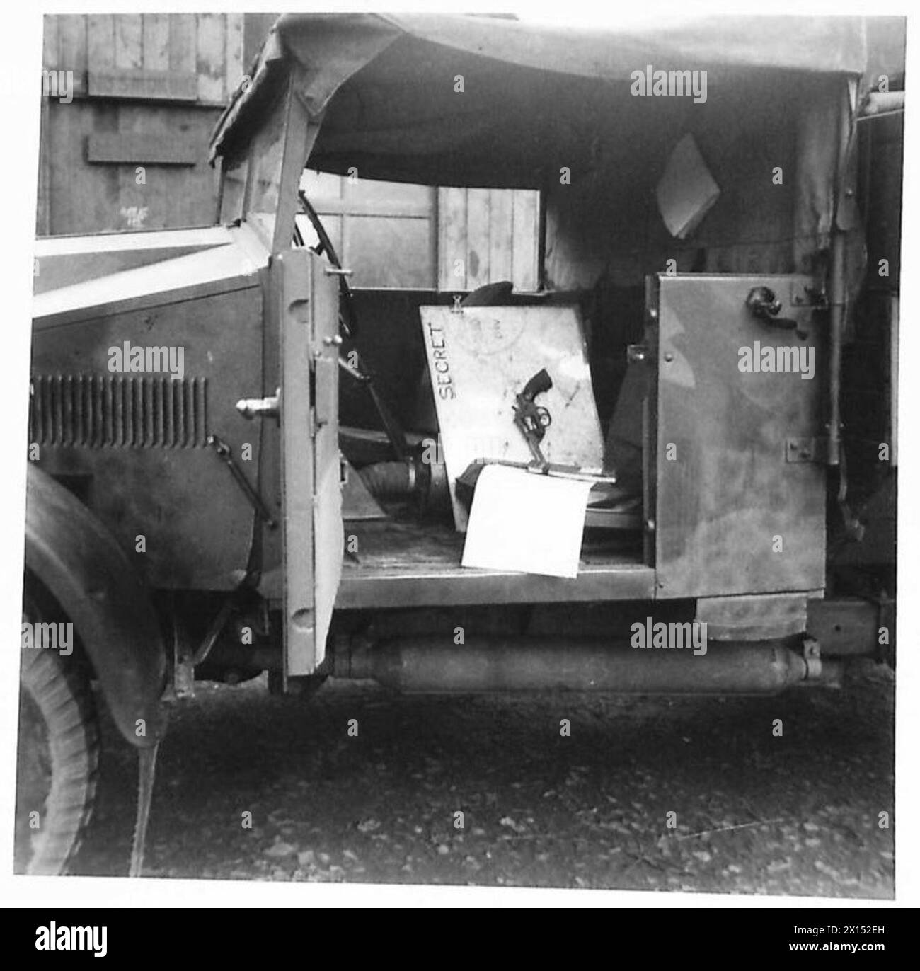 SECURITY POSTER SUGGESTIONS - Photographs taken depicting Army lorry ...