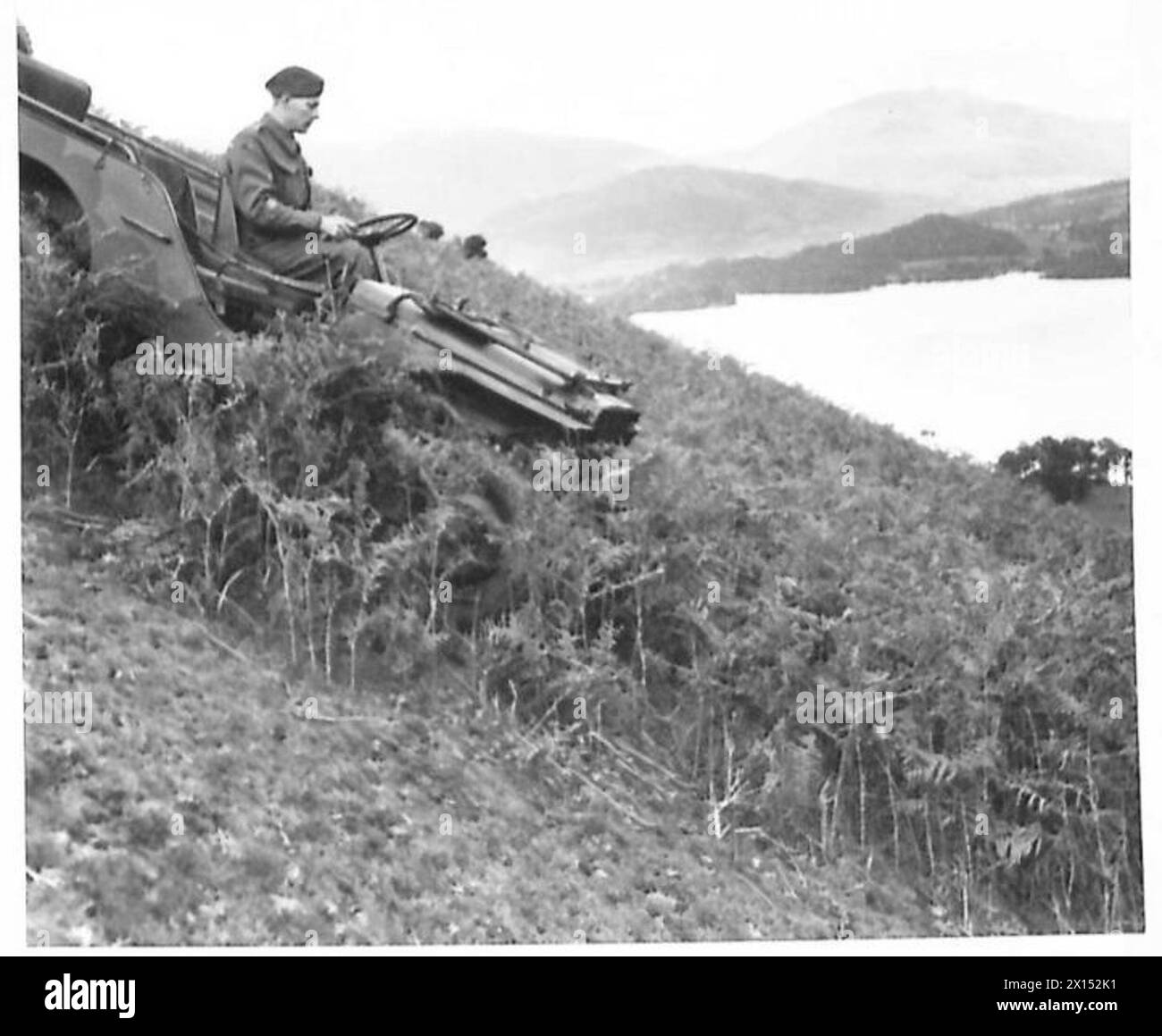AT A ROYAL ARMY SERVICE CORPS DRIVING & MAINTENANCE SCHOOL - A bracken ...