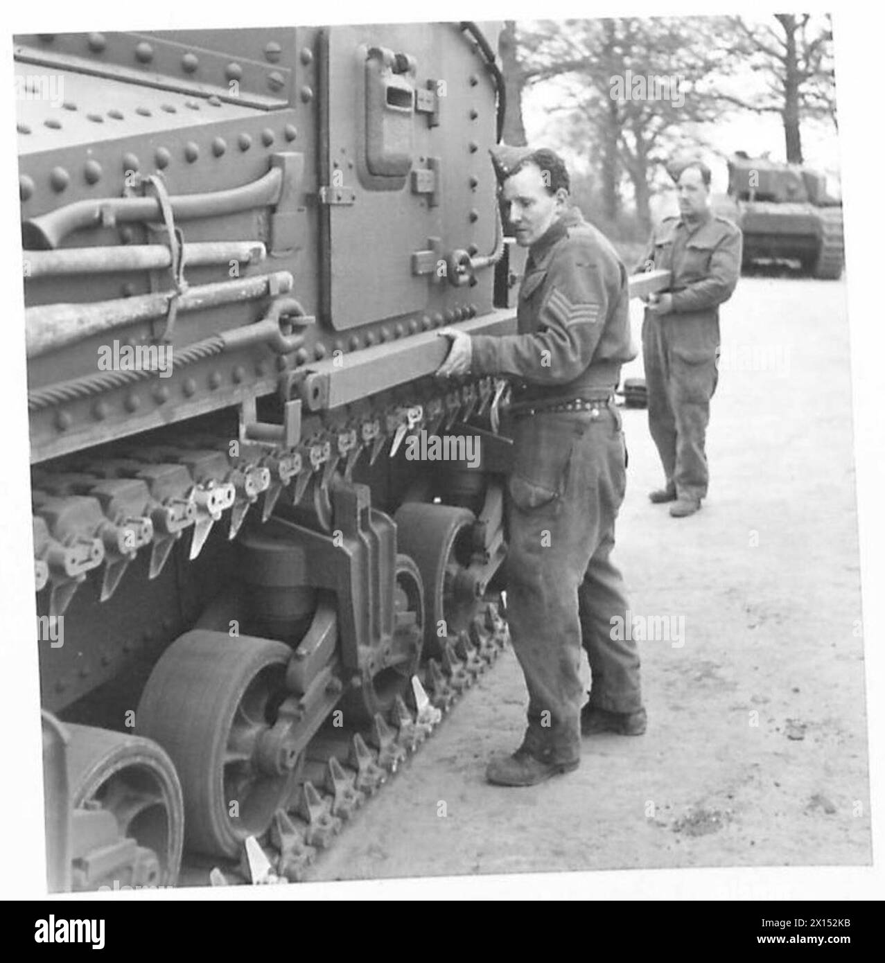 GENERAL GRANT TANK - Runner for jib-boom , British Army Stock Photo - Alamy