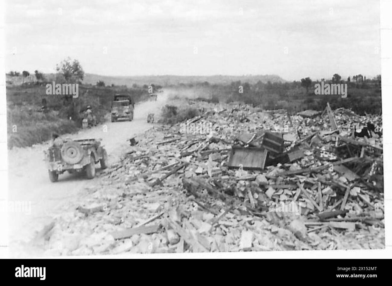 EIGHTH ARMY ADVANCE andGOTHIC LINE DEFENCES - This village was ...