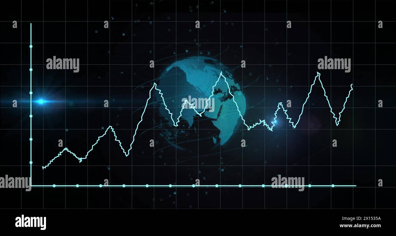 Animation lens flares over rotating hi-res stock photography and images - Alamy