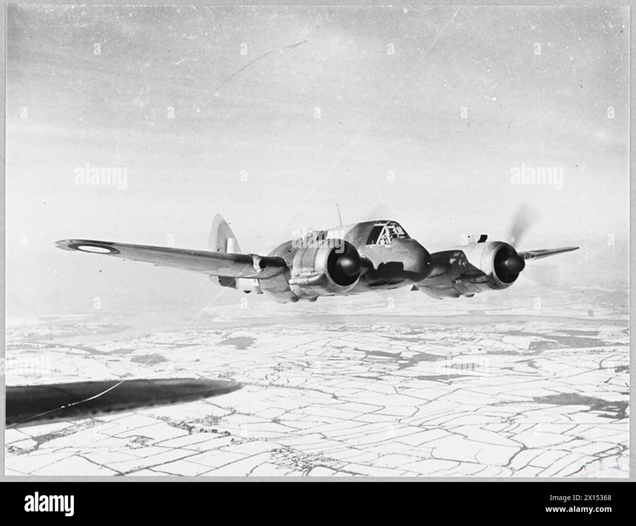 WINTERY LANDSCAPE: AS SEEN FROM PATROLLING BEAUFIGHTER - An R.A.F ...