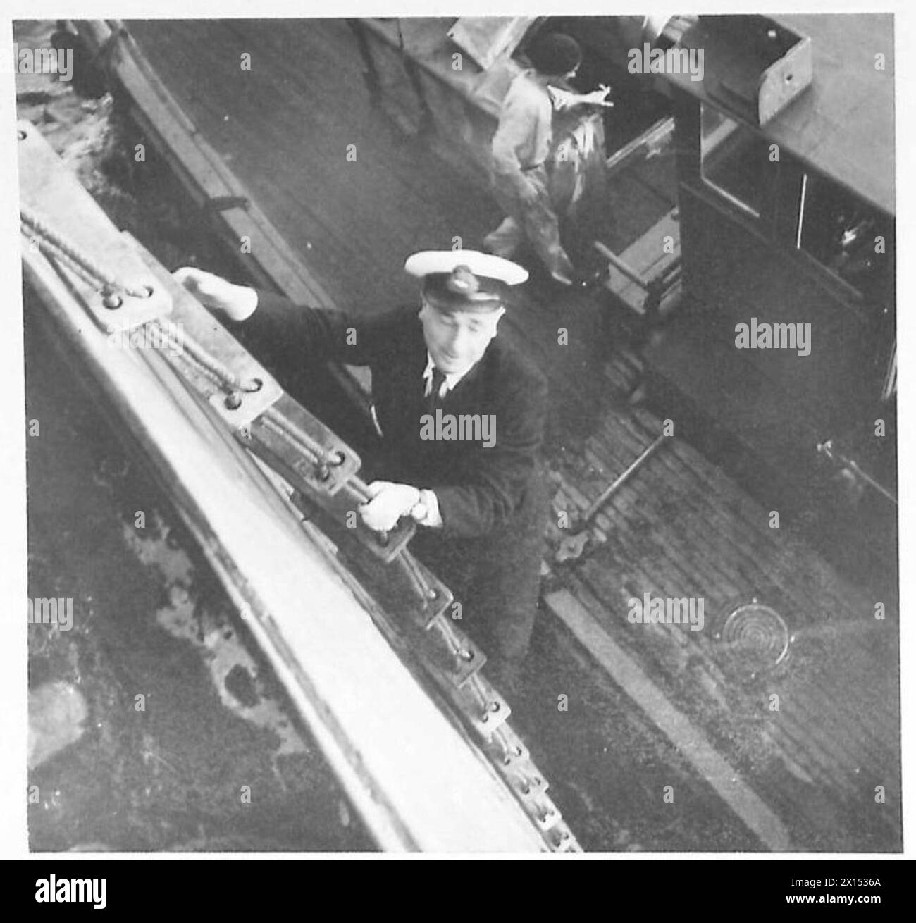 ON BOARD AN AFRICAN BOUND SHIP IN CONVOY - In Gibraltar - the pilot ...