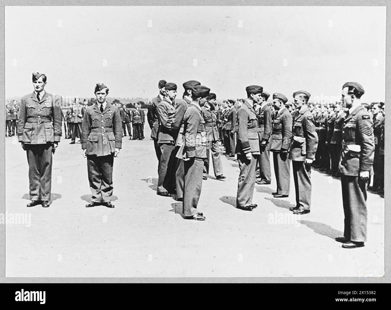 His Majesty the King visited Royal Air Force Fighter Command stations ...