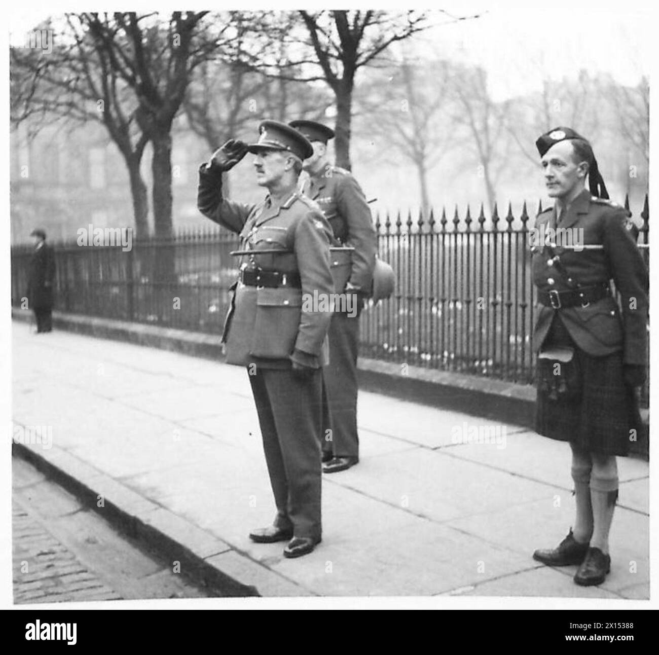 Troop deployment ceremony Cut Out Stock Images & Pictures - Alamy