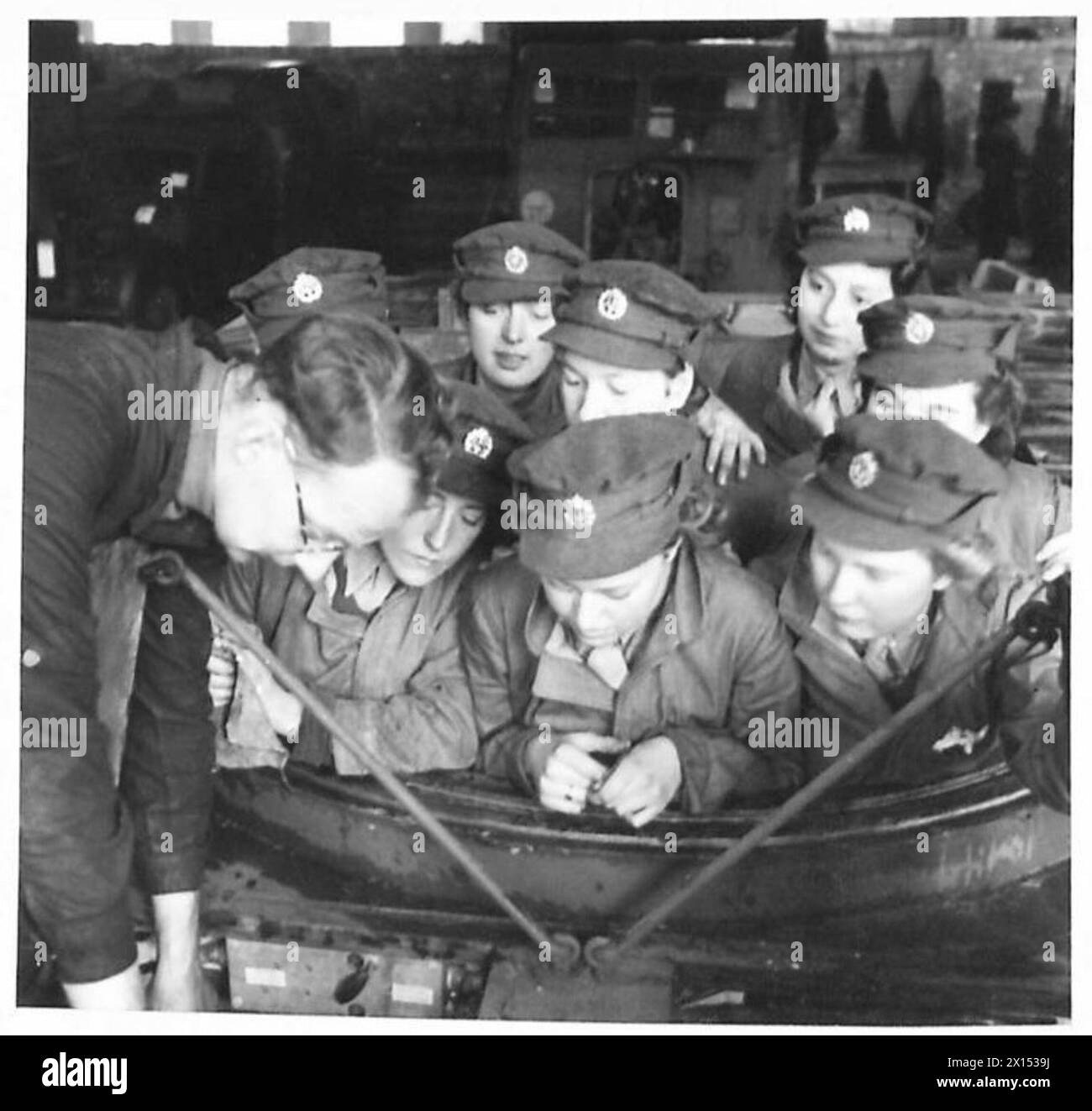 ATS personnel work in REME workshops as store women, fitters, and ...