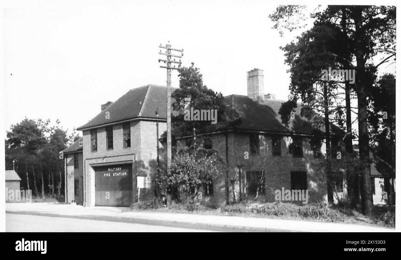 ARMY BUILDINGS IN THE ALDERSHOT COMMAND - Fire Station at Blackdown ...