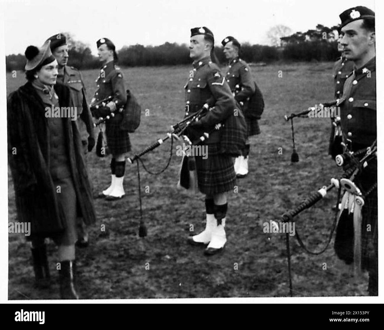 H.R.H. THE DUCHESS OF GLOUCESTER VISITS THE KING'S OWN SCOTTISH ...