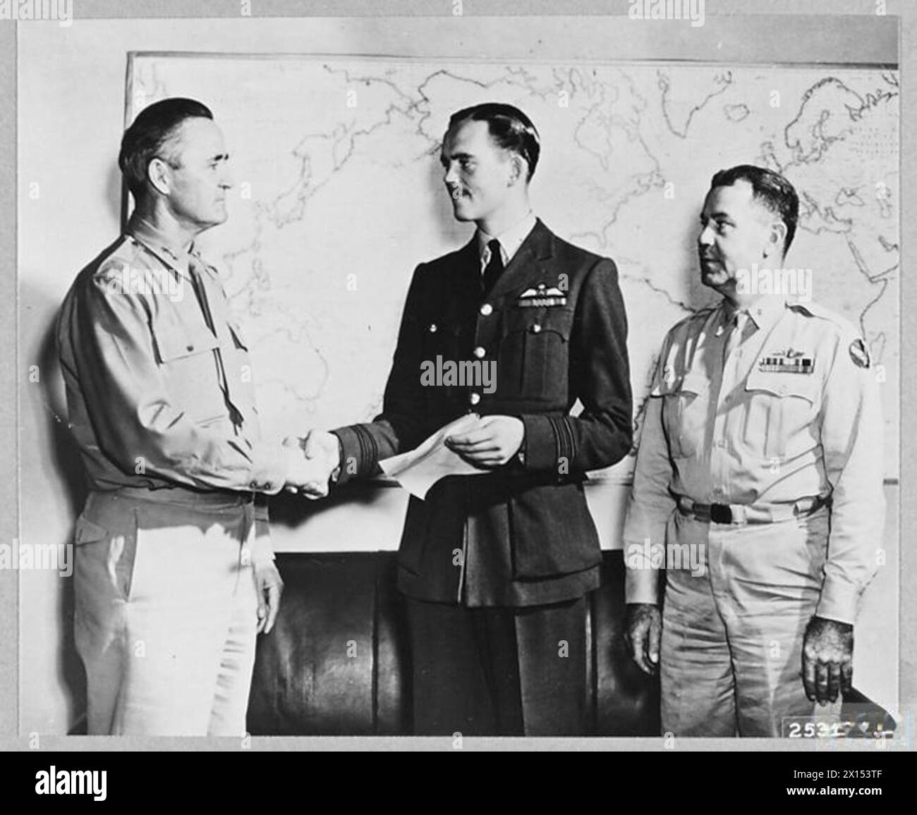 R.A.F. SQUADRON LEADER AWARDED AMERICAN AIR MEDALSQUADRON LEADER DONALD ...
