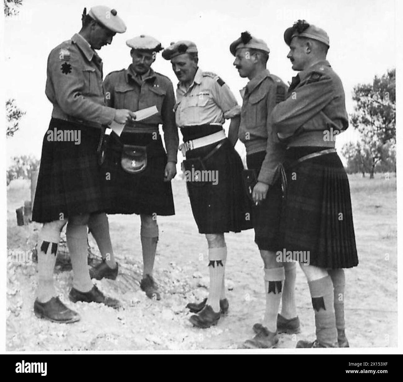 WITH THE EIGHTH ARMY (VARIOUS) - Original members of the 7th Black ...