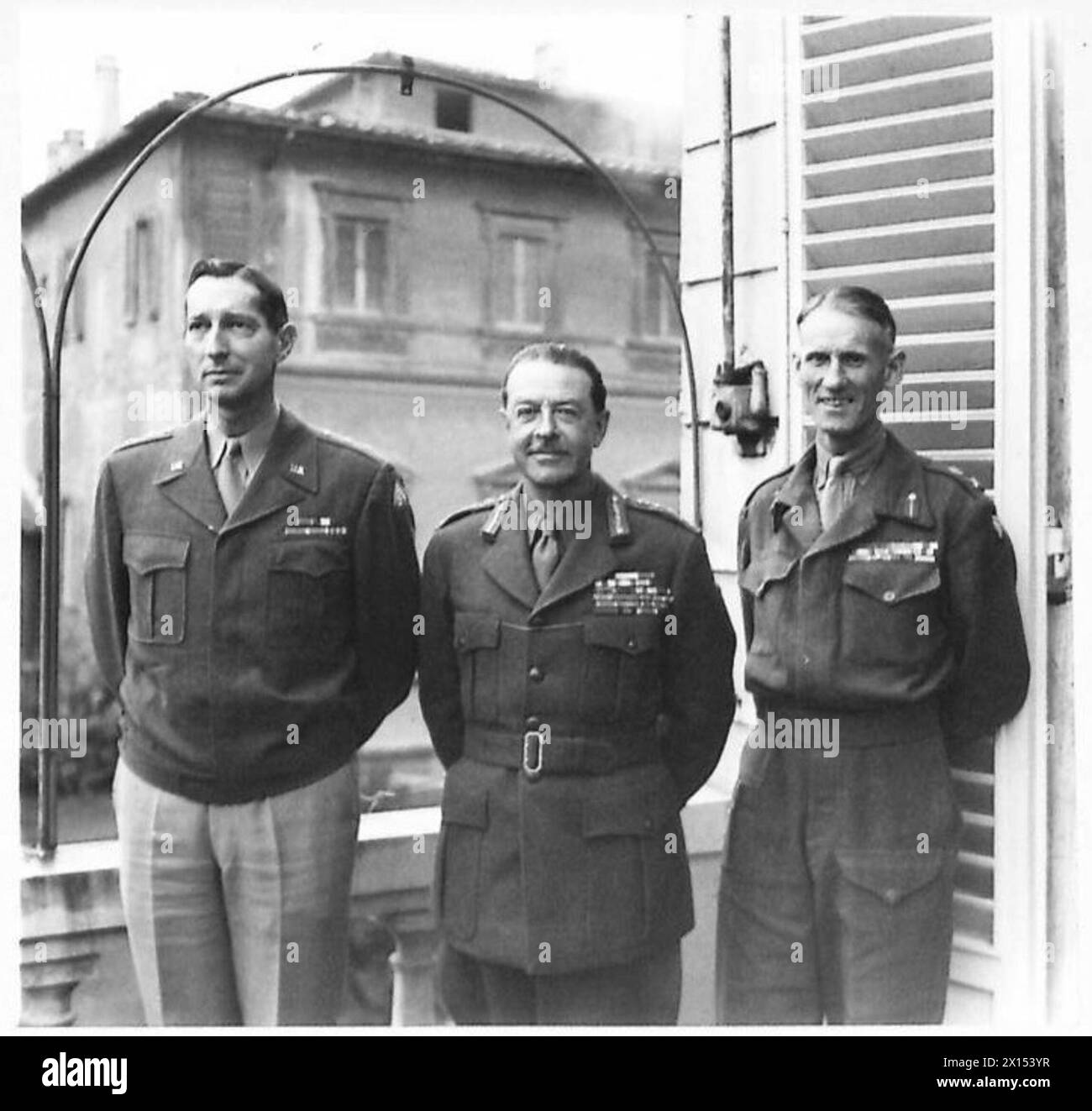 Mark w clark and harold alexander hi-res stock photography and images ...