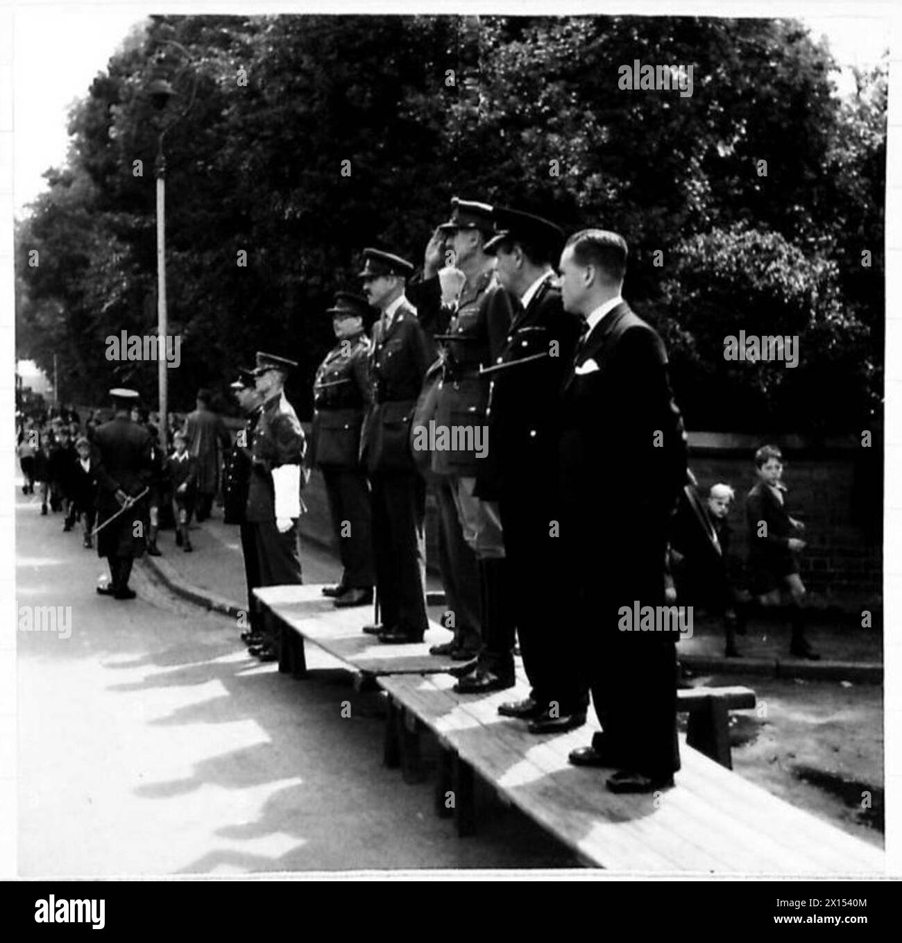 At a military display in Loughborough, troops and vehicles passed the ...