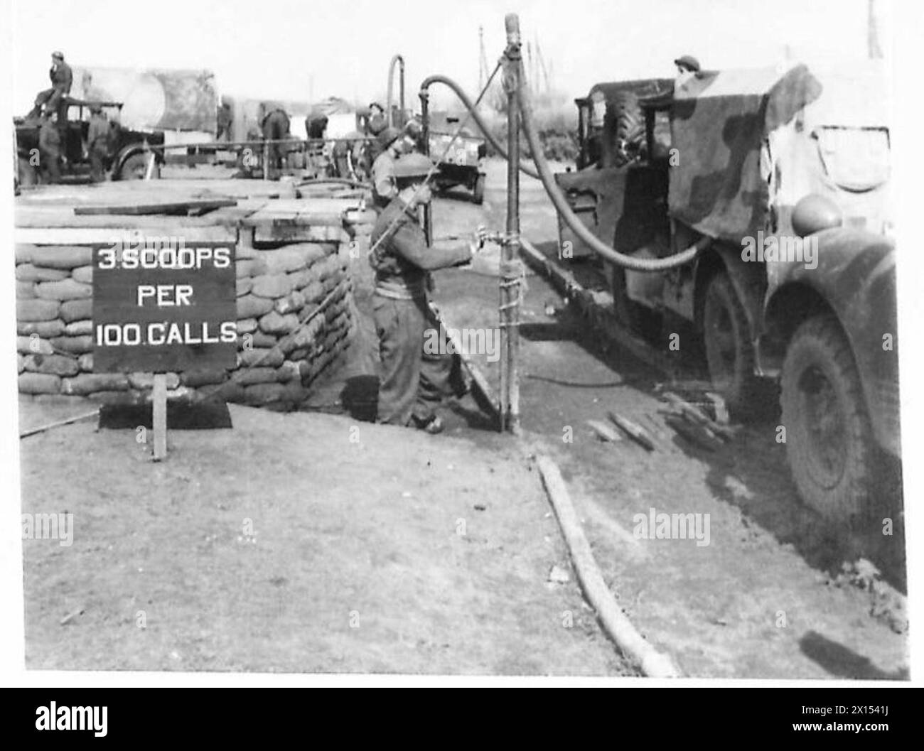 FIFTH ARMY : ANZIO BRIDGEHEADWATER SUPPLY AN ANZIO - General view of ...