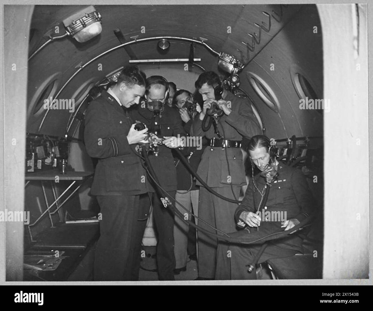 At the Royal Aircraft Establishment in Farnborough, equipment is fitted ...