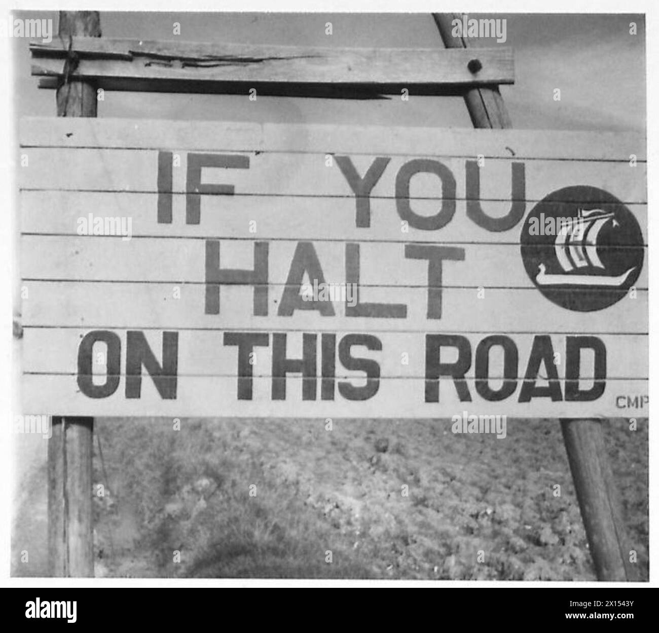 EIGHTH ARMY : VARIOUS - The signboards which are placed at intervals of ...