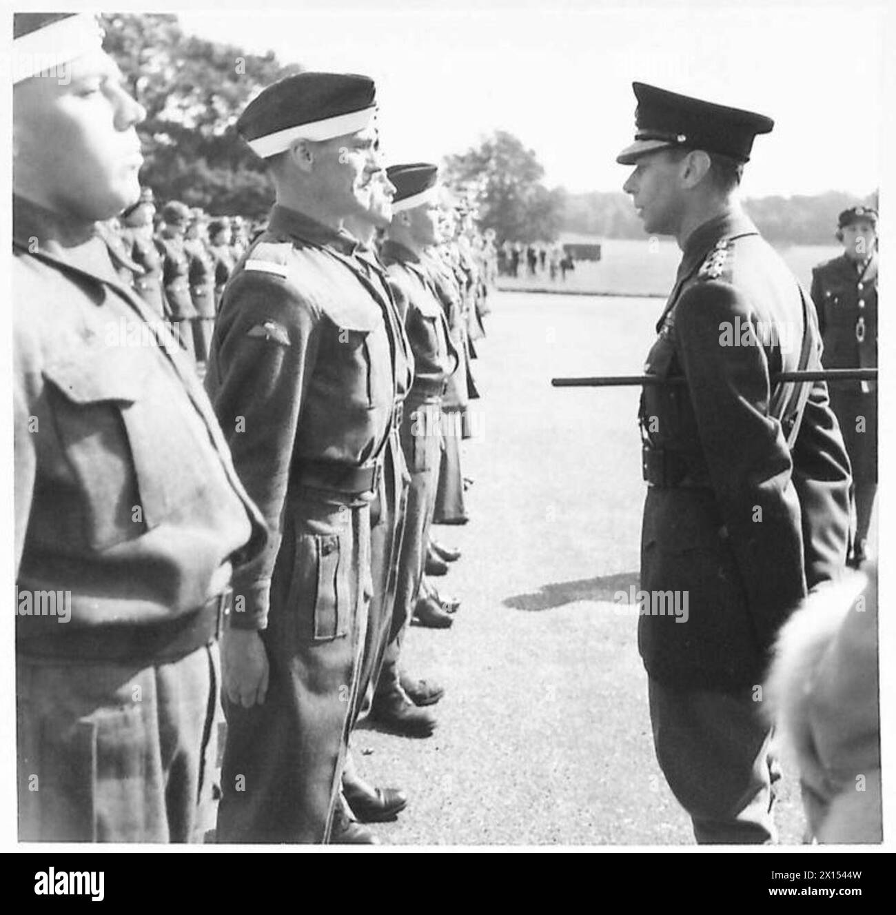 THE KING, QUEEN AND PRINCESSES AT ROYAL MILITARY COLLEGE - The King ...