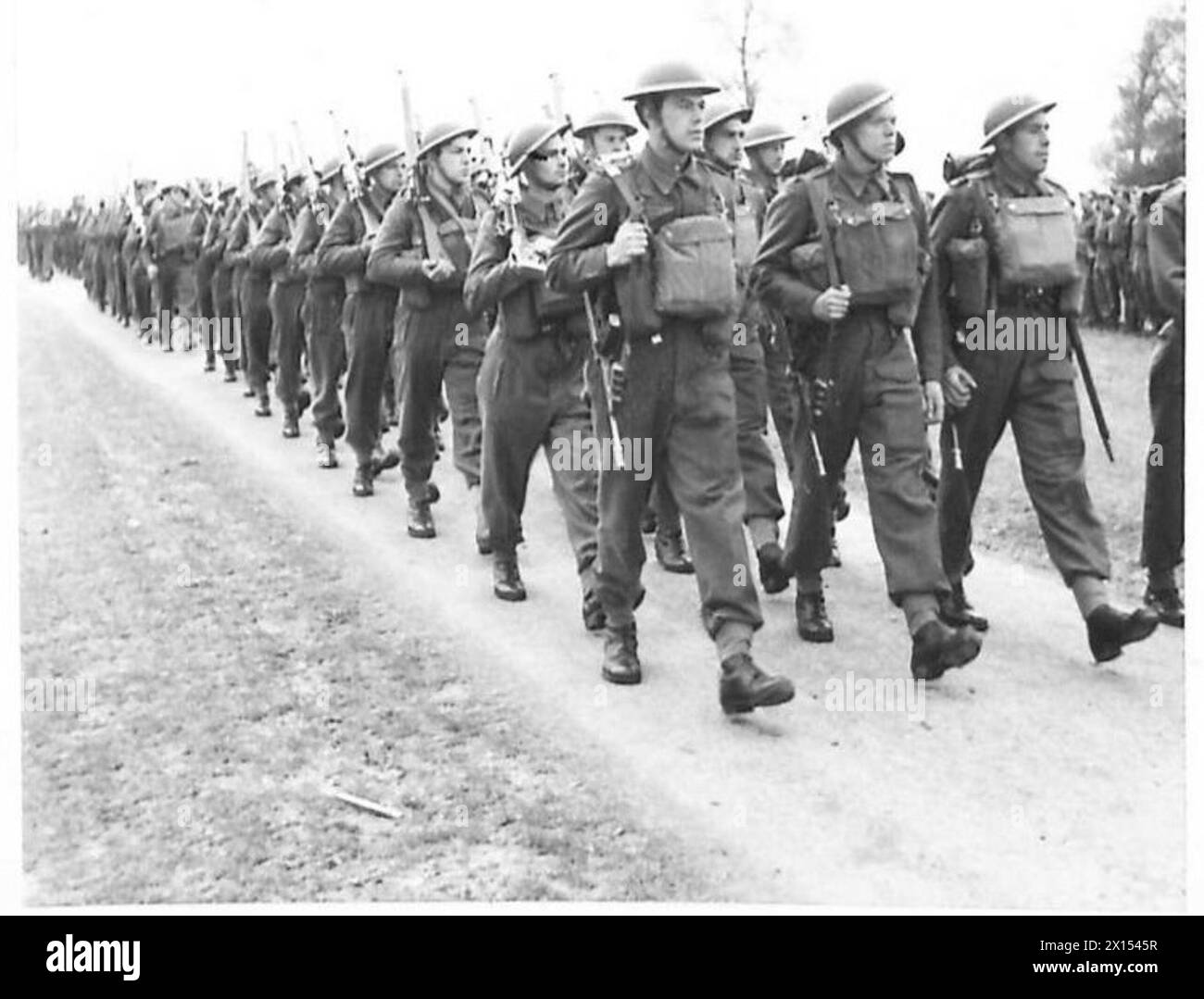KING PETER INSPECTS CZECHOSLOVAK ARMY - Some of the troops King Peter ...