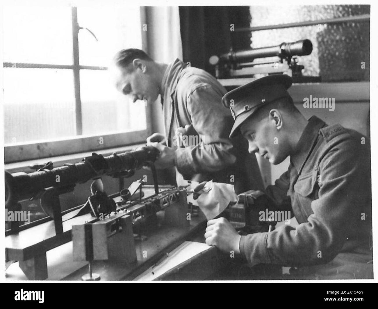 SOLDIERS AND CIVILIANS REPAIR ARMY EQUIPMENT - Checking and repairing ...