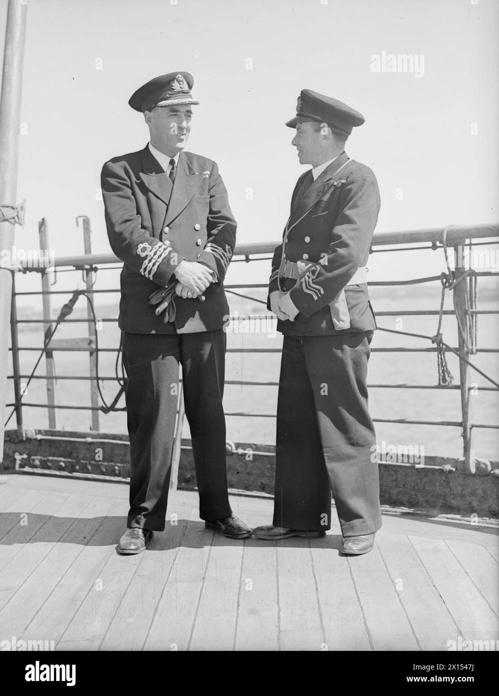 WITH THE BRITISH NAVY AT KIEL. MAY 1945, ACTIVITIES AND PERSONALITIES ...
