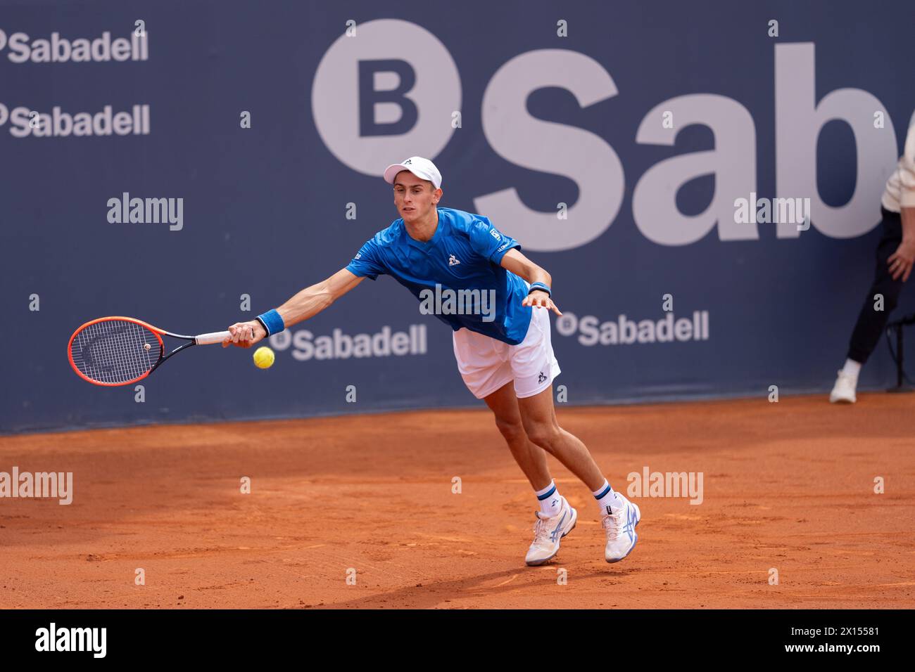 Barcelona, Spain. 15th Apr, 2024. Matteo Arnaldi vs Arthur Cazaux ...