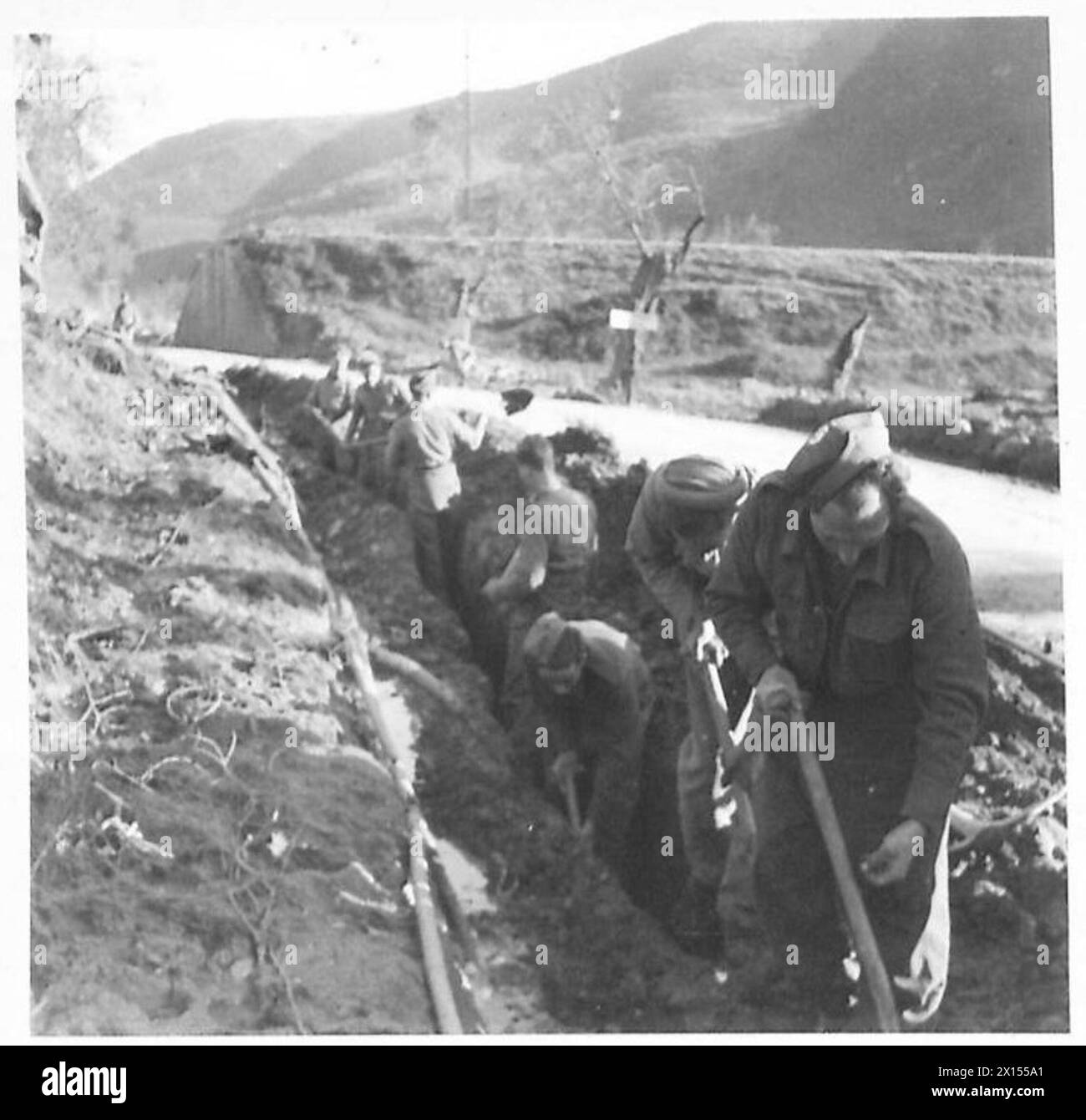 Fifth Army signal personnel in Italy unearth and deploy heavy ...