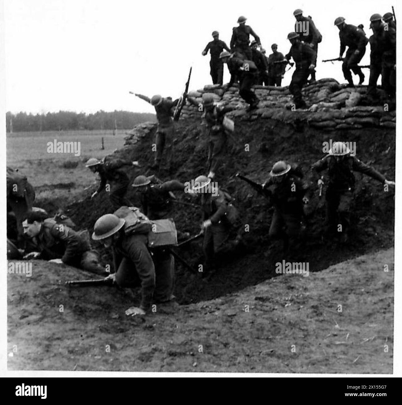 TOUGHENING UP - Men entering the assault course British Army Stock ...