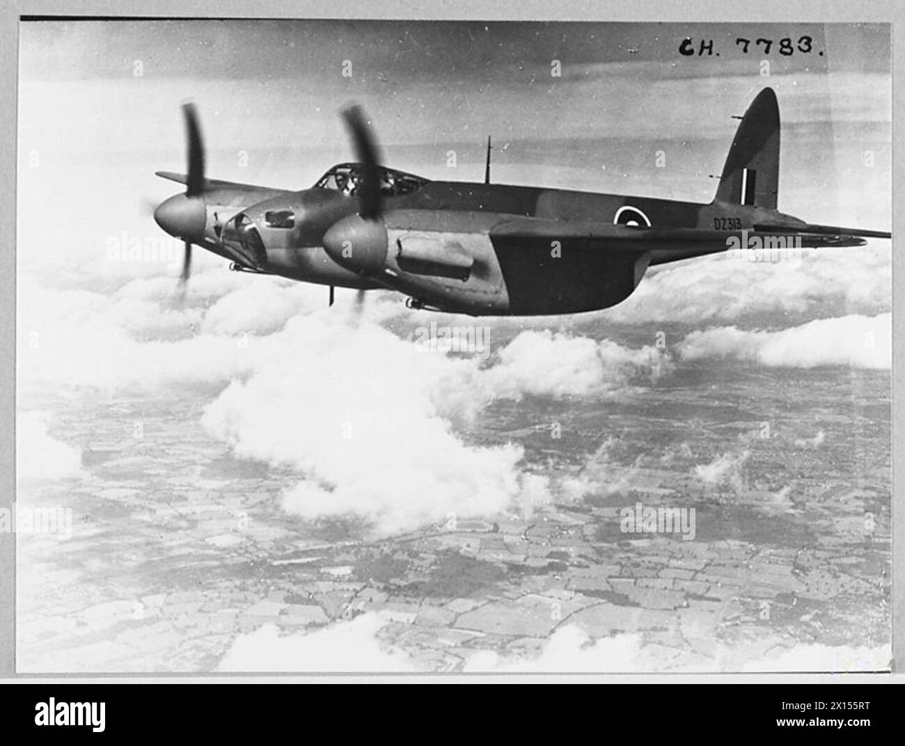 The de Havilland Mosquito is a twin-engine RAF reconnaissance bomber ...