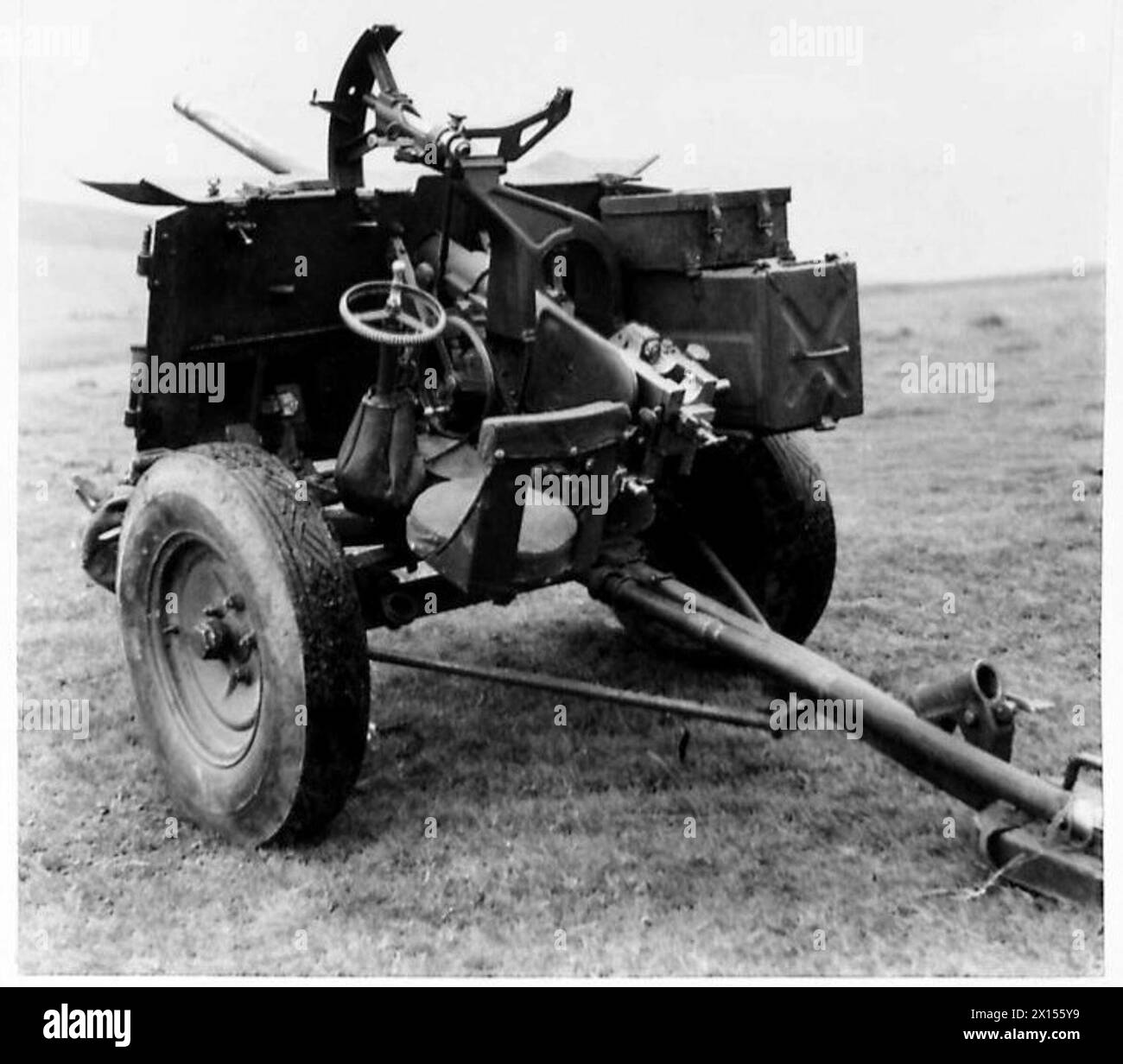THE 2-PDR. ANTI-TANK GUN (MARK III) - The gun photographed in its ...