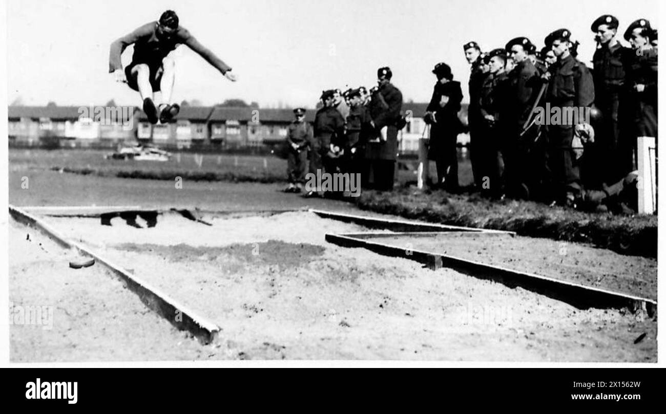 British long jump achievement hi-res stock photography and images - Alamy