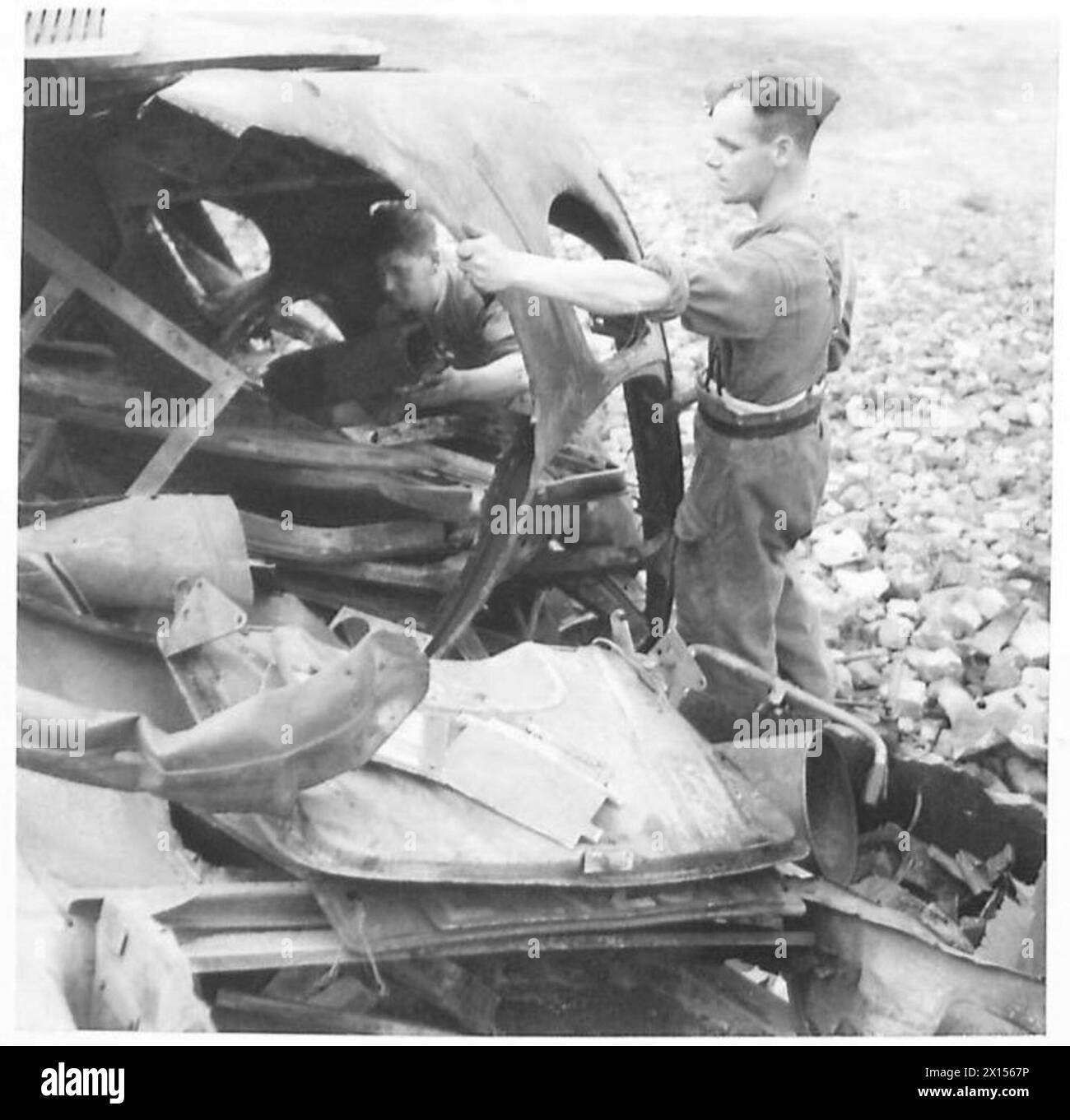 Army salvage depot men hi-res stock photography and images - Alamy