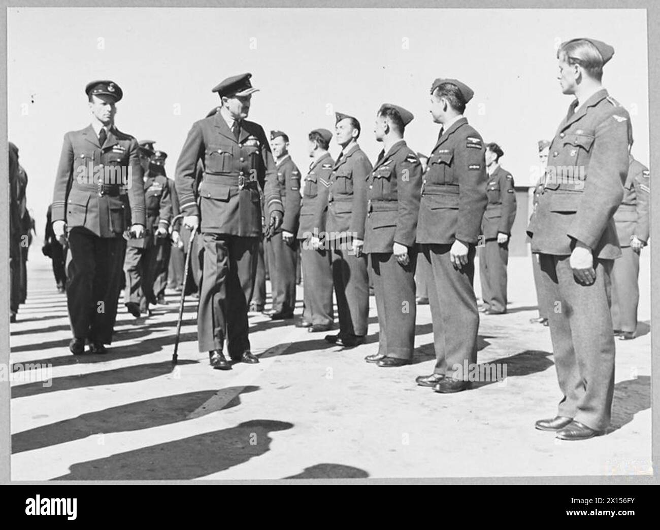 FAREWELL PARADE OF CZECH SQUADRONS - 15867 Picture issued 1945 shows ...