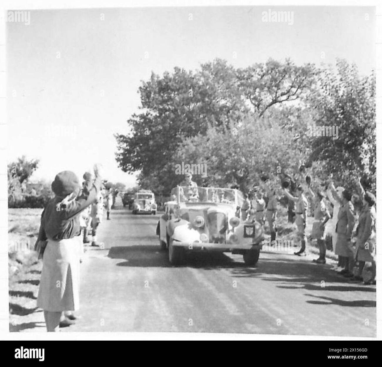 Cheering soldiers Black and White Stock Photos & Images - Alamy