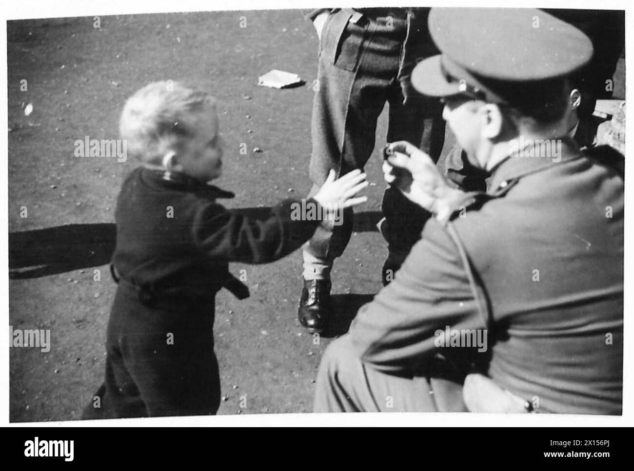 BRITISH AND CANADIAN TROOPS IN ICELAND - Children playing and ...