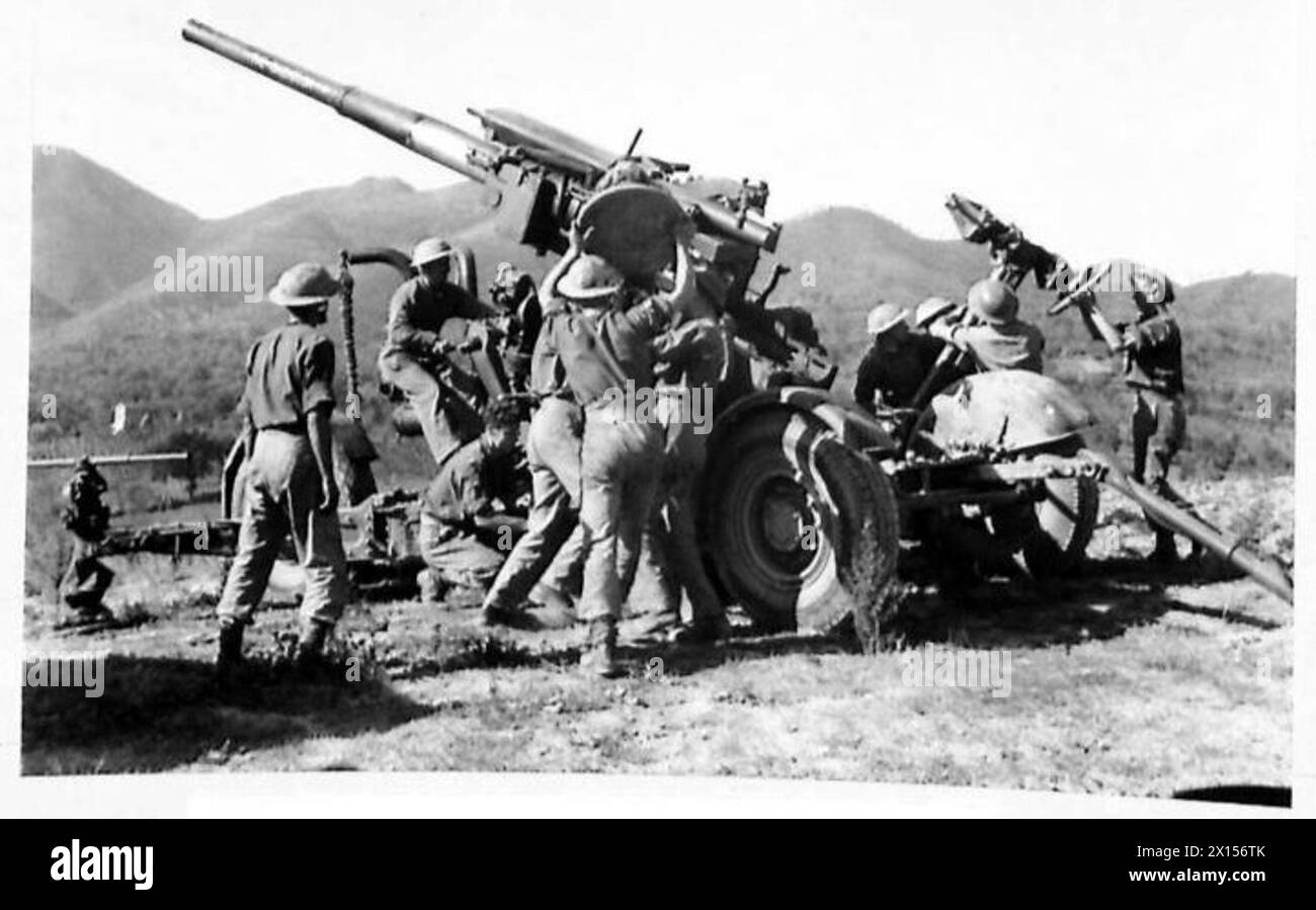 Field artillery position Cut Out Stock Images & Pictures - Alamy