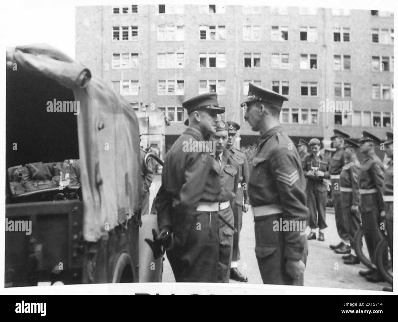 INSPECTION OF 53 DIVISIONAL PROVOST BY COLONEL F.C. BASSETT-WTLSON ...