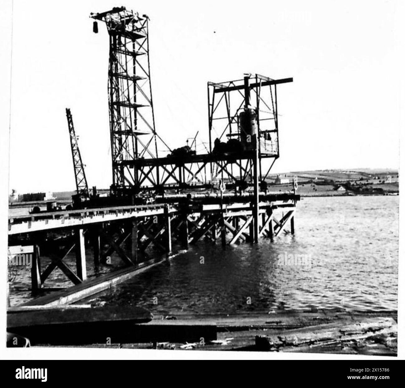 PORT CONSTRUCTION - Progress at the new Jetty, Larne, Co.Antrim British ...