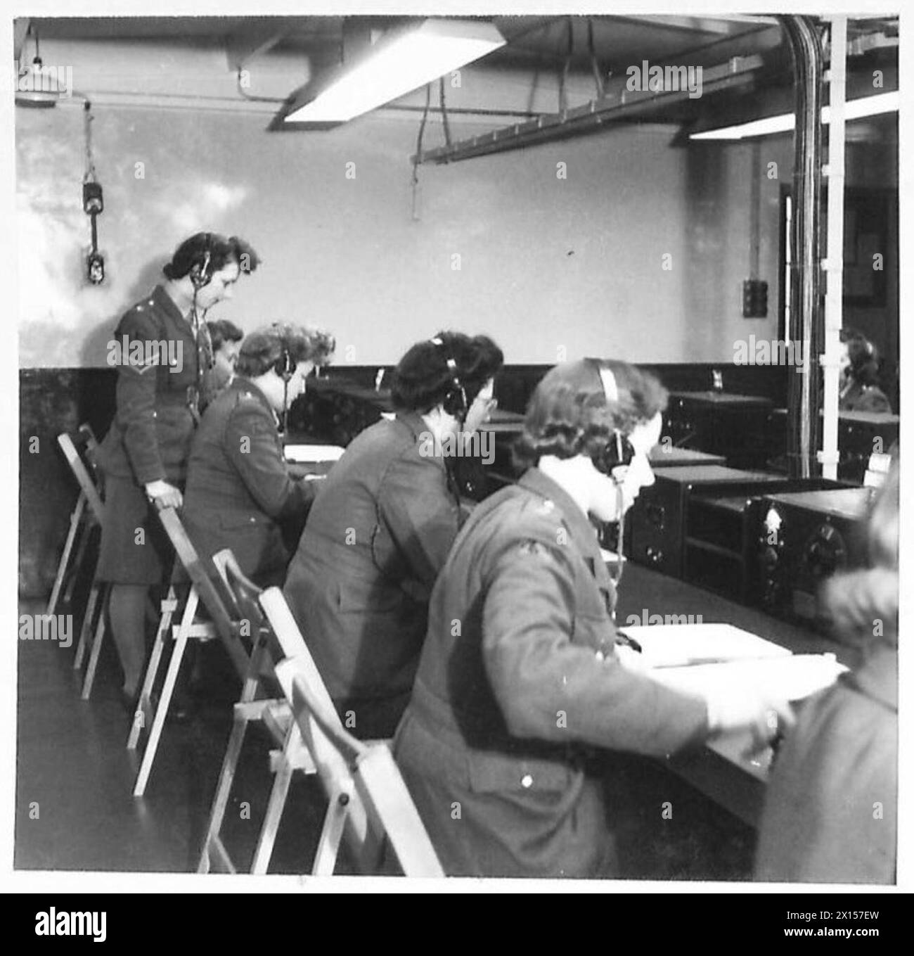 A.A. COMMAND RADIO STATION - Royal Corps of Signals personnel are seen ...