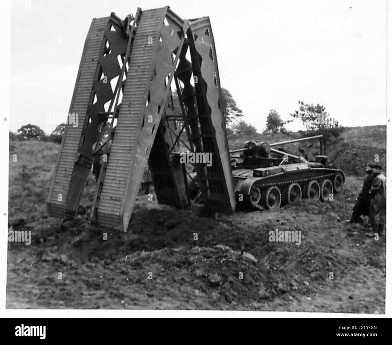 DEMONSTRATION OF FIGHTING VEHICLE PROVING ESTABLISHMENT - The bridge is ...