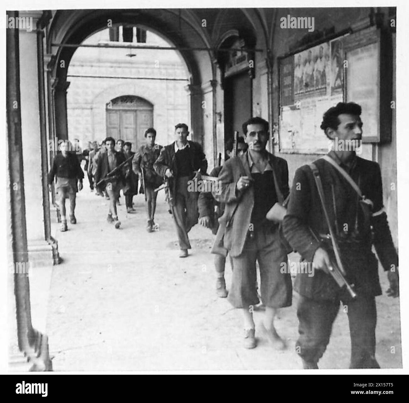 EIGHTH ARMY : FALL OF CESENA - A party of Patriots passing through the ...