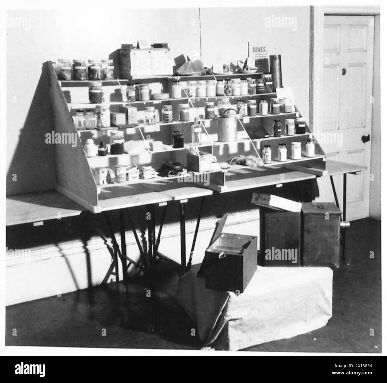 ANTI-WASTE EXHIBITION - Some of the exhibits British Army Stock Photo ...