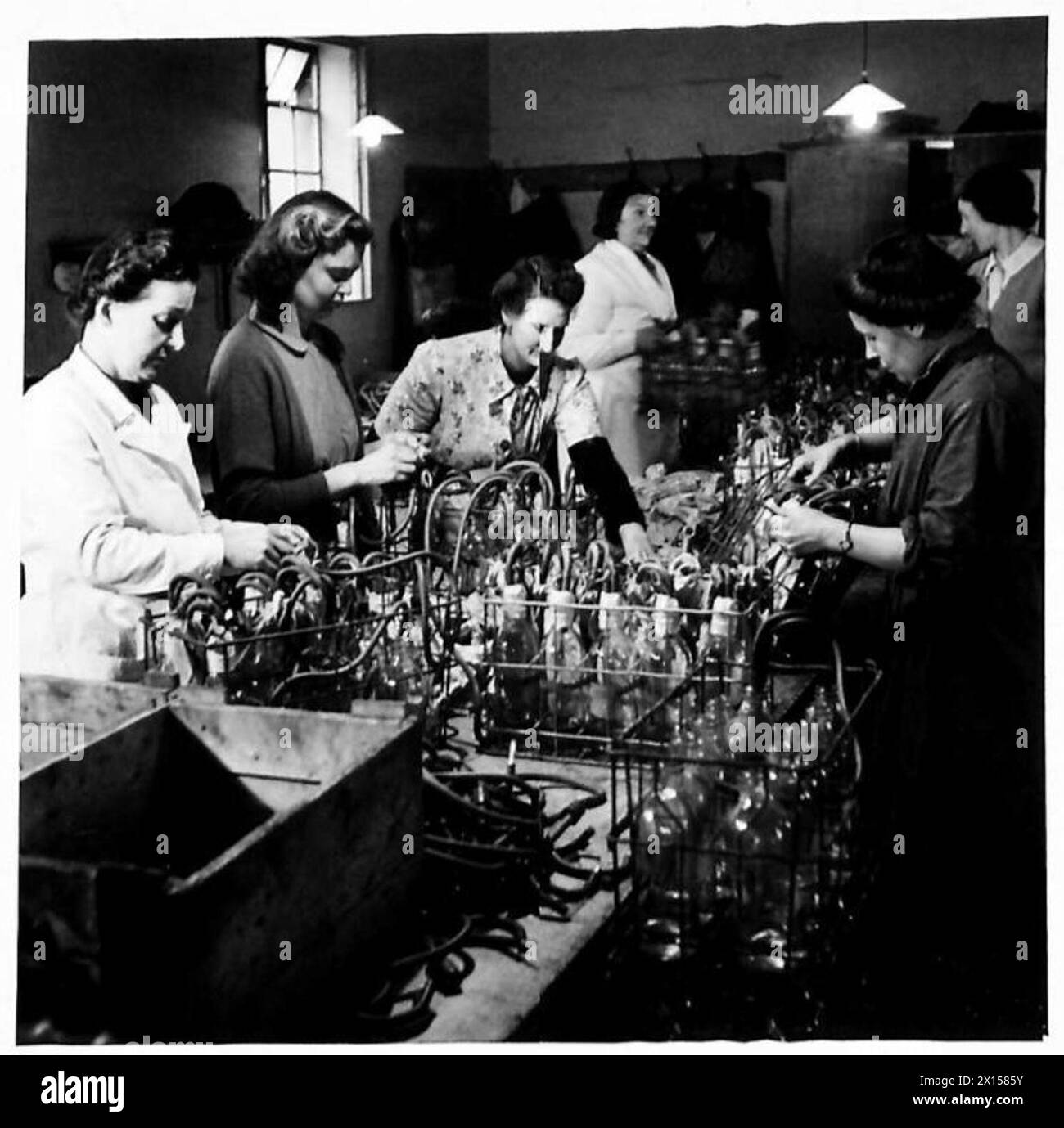 THE ARMY BLOOD TRANSFUSION SERVICE - Final assembly of bottles for ...
