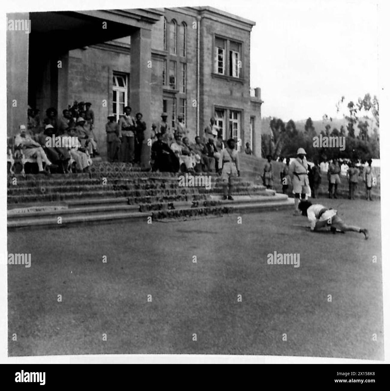 THE EMPEROR OF ABYSSINIA - One of the troops of Ras Ababa Aragai about ...