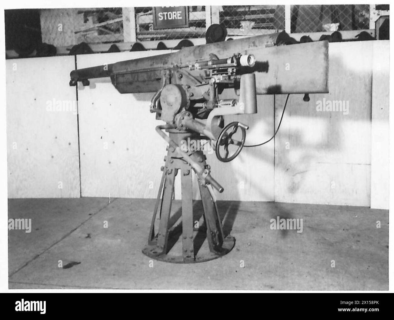 French 75 mm gun displayed on its new mounting with multiple views ...
