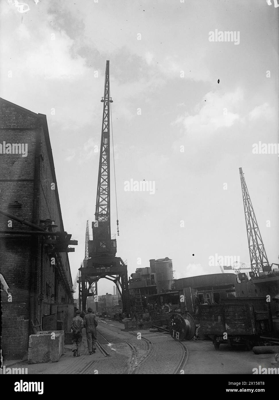 TYPES OF CRANES USED IN BRITISH DOCKYARDS. 12 JULY 1943, MESSRS CAMMEL ...