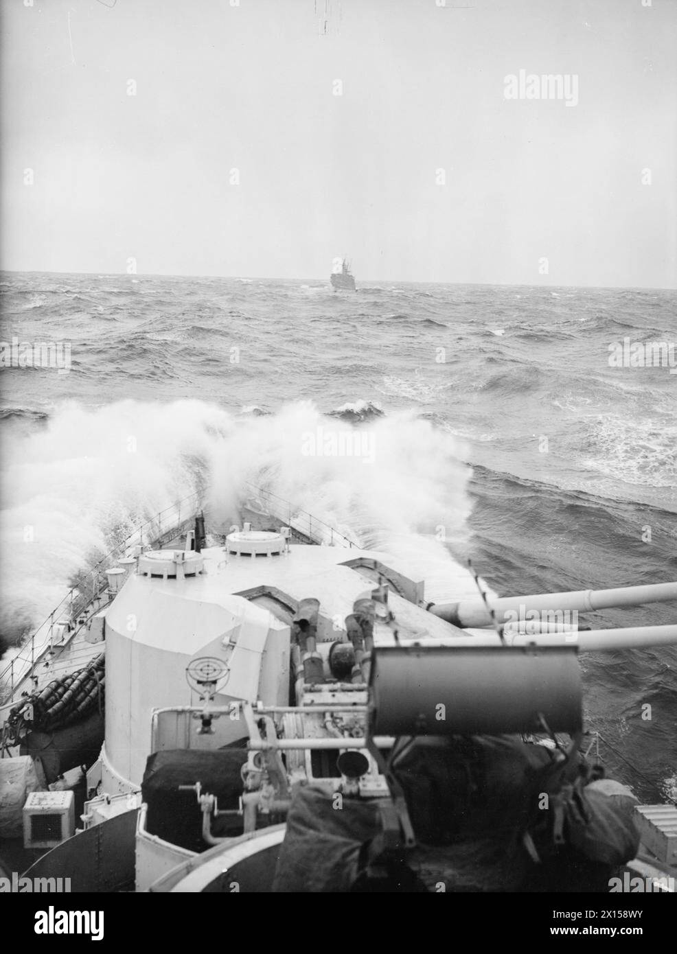 BRITISH CONVOY TO RUSSIA. 4 FEBRUARY TO 2 MARCH 1945. ON BOARD THE ...