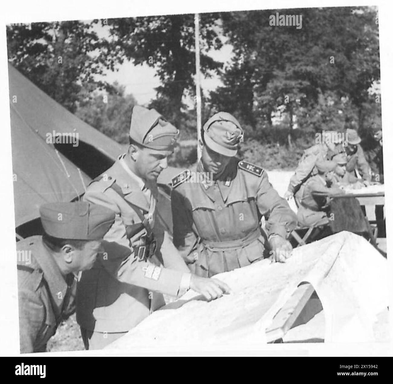 Map italy 1944 Cut Out Stock Images & Pictures - Alamy