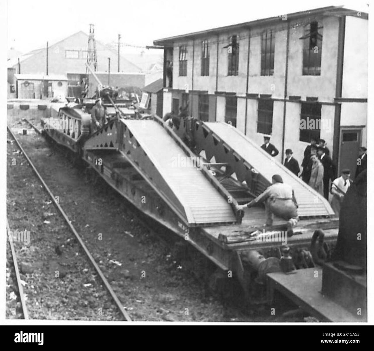 METHOD OF ENTRAINING SCISSORS BRIDGE - Detail picture showing method of ...